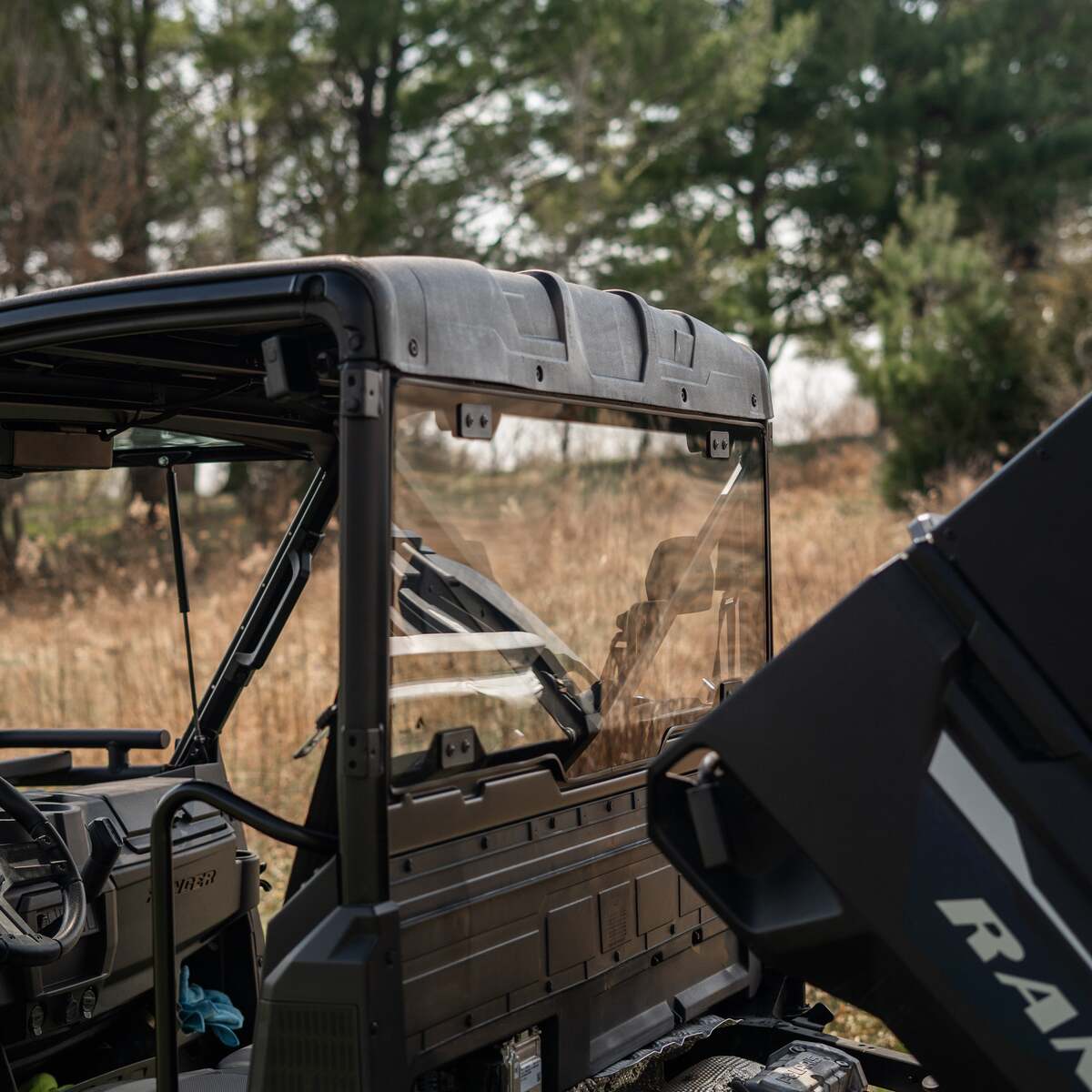 Black River UTV Rear Glass Window - Polaris Ranger & Can-Am Defender