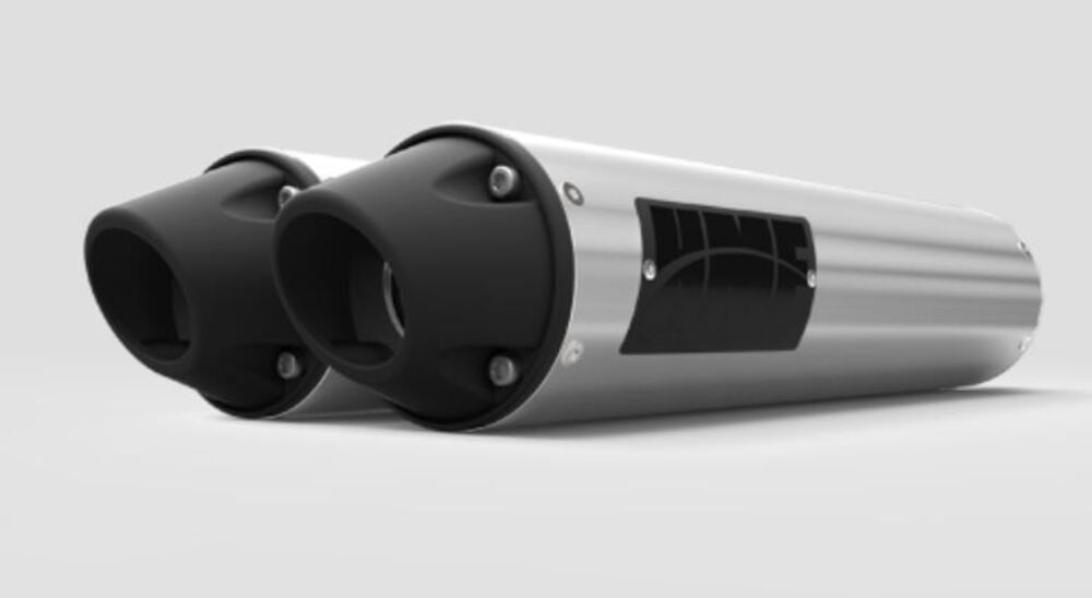 HMF Can-Am Maverick XDS Turbo Performance Dual Slip On Exhaust Systems