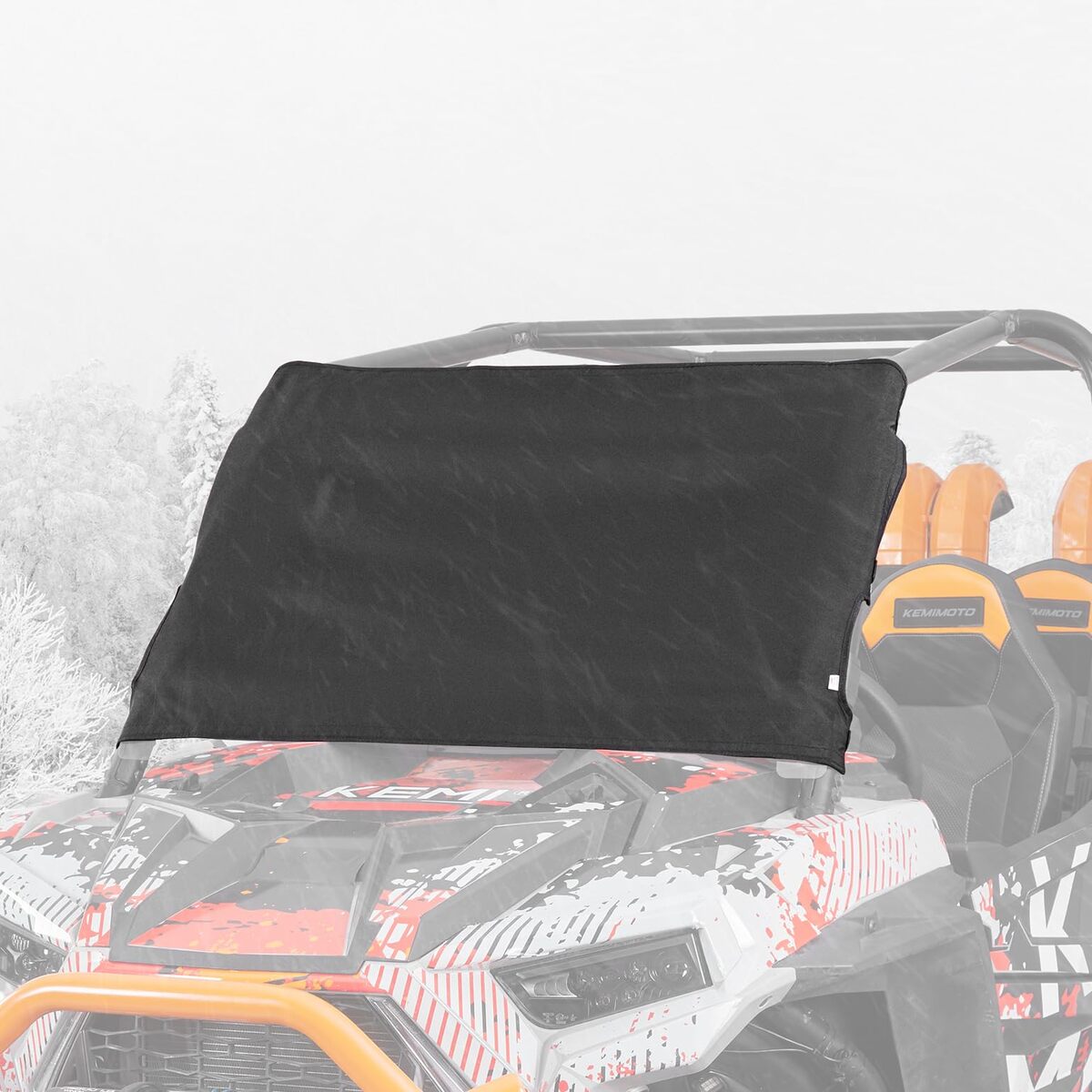 Kemimoto Polaris RZR XP 1000 Windshield Cover for Ice & Snow