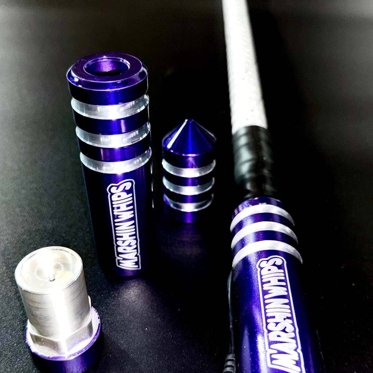 Marshin Whips Game Changer Single Whip - Purple Edition