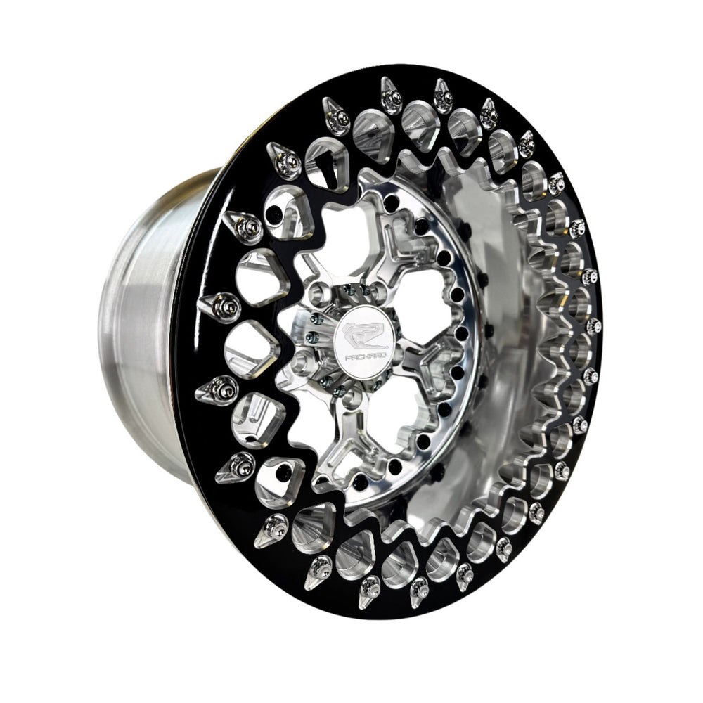 Packard Performance Pro 5 FF Forged Polished Beadlock Wheel (5 Lug)