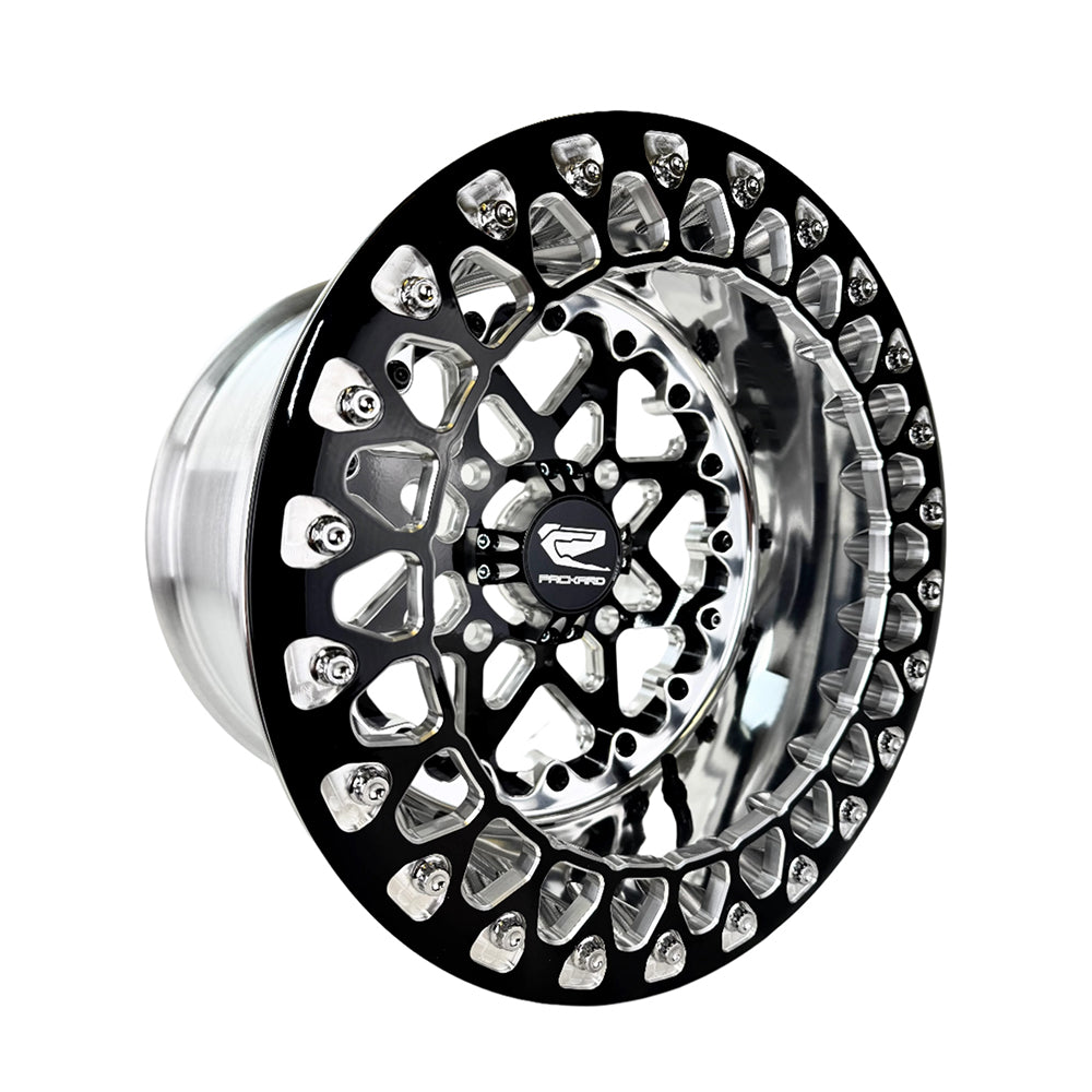 Packard Performance V2 Super Star FF Forged Polished Beadlock Wheel