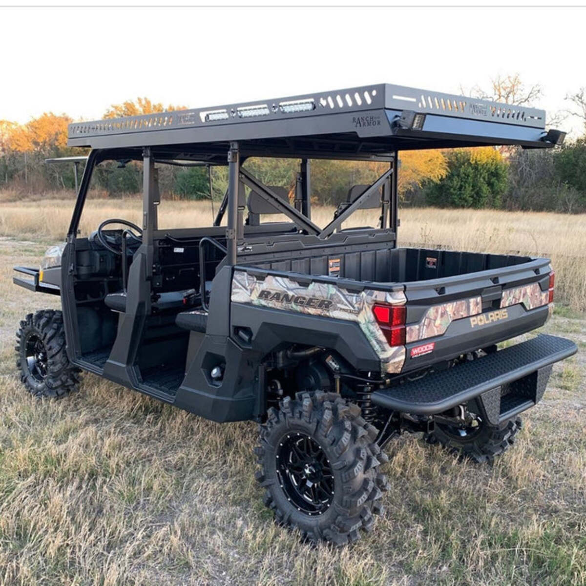 Ranch Armor Polaris Ranger XP 1000 Crew Ultra Extended UTV Top - Overh