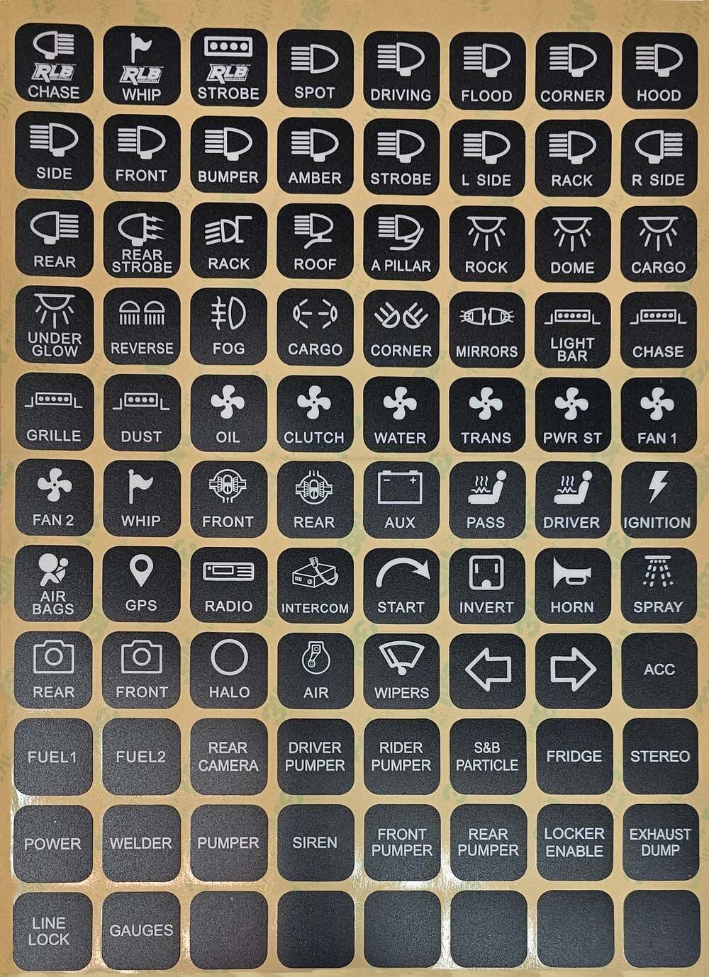 RLB Motorsports Pro 8 Legend Auto Sticker