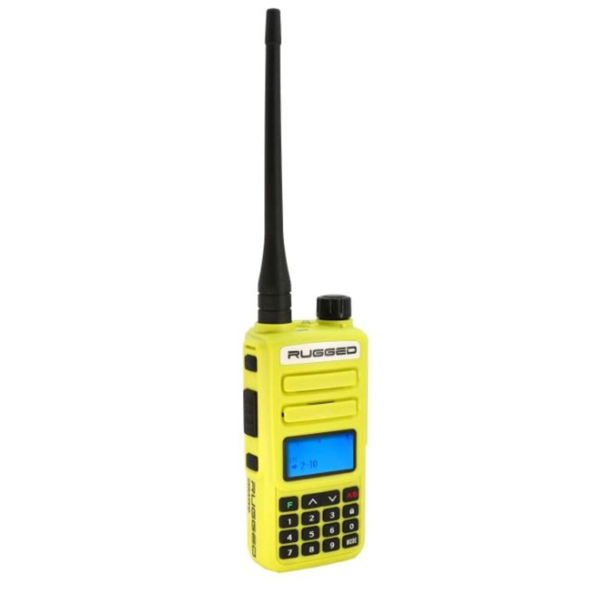 Rugged Radios GMR2 PLUS GMRS and FRS Two Way Handheld Radio - High Vis