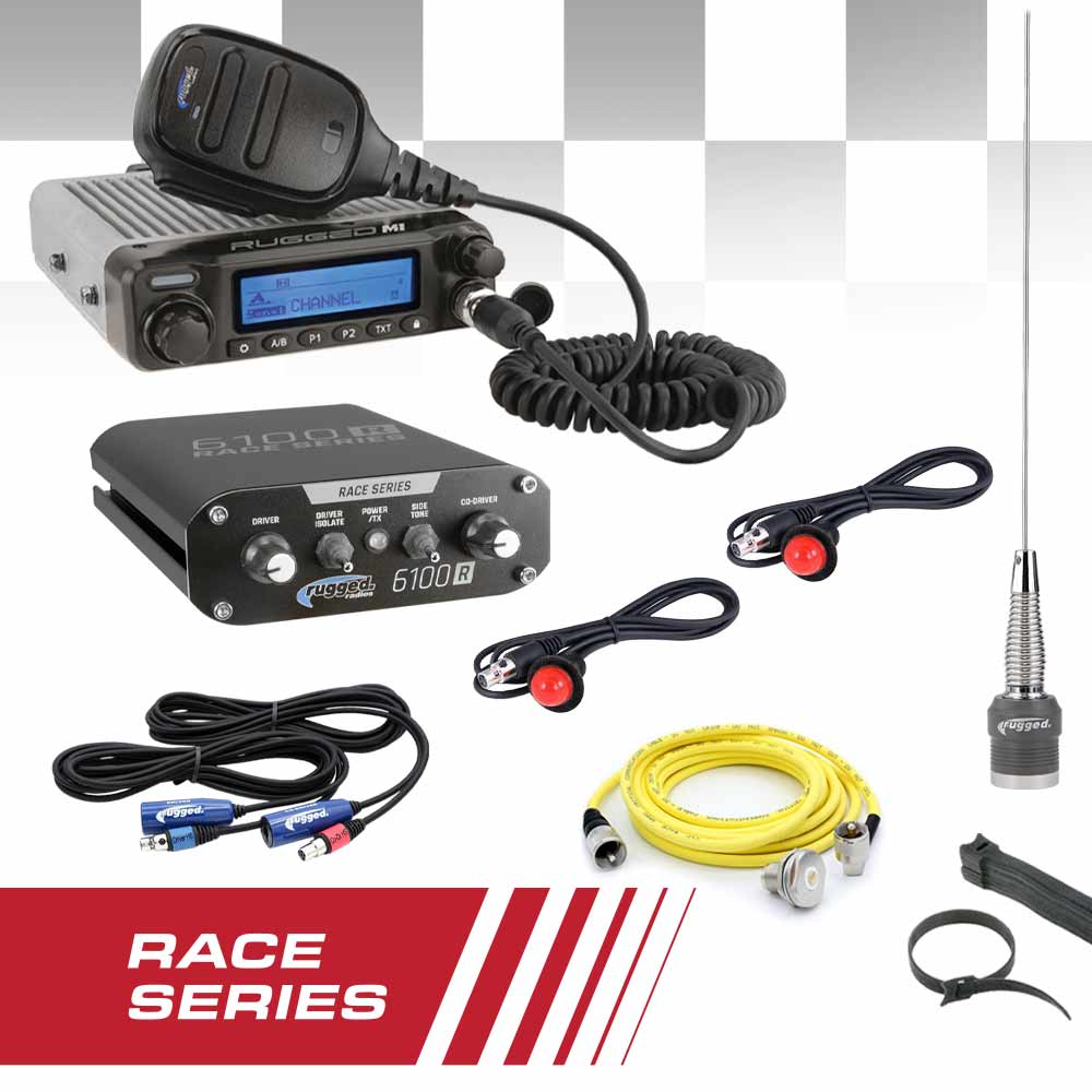 Rugged Radios Offroad Race Kit - Complete RACE SERIES Communication Ki