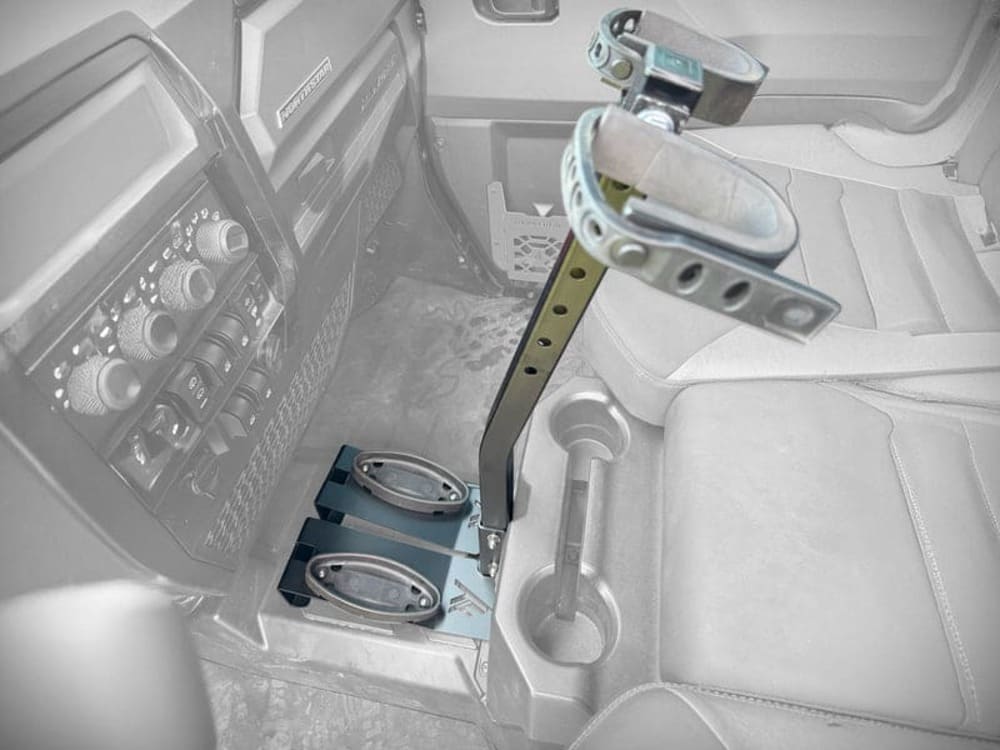Thumper Fab Polaris Ranger XP 1000 Gun Mount - Center Floor Mount