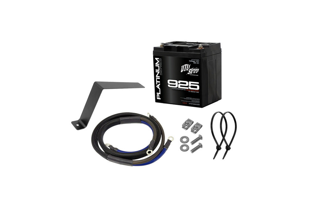 UTV Stereo Polaris RZR Pro Series 4 Seat Models 2nd Battery Kit
